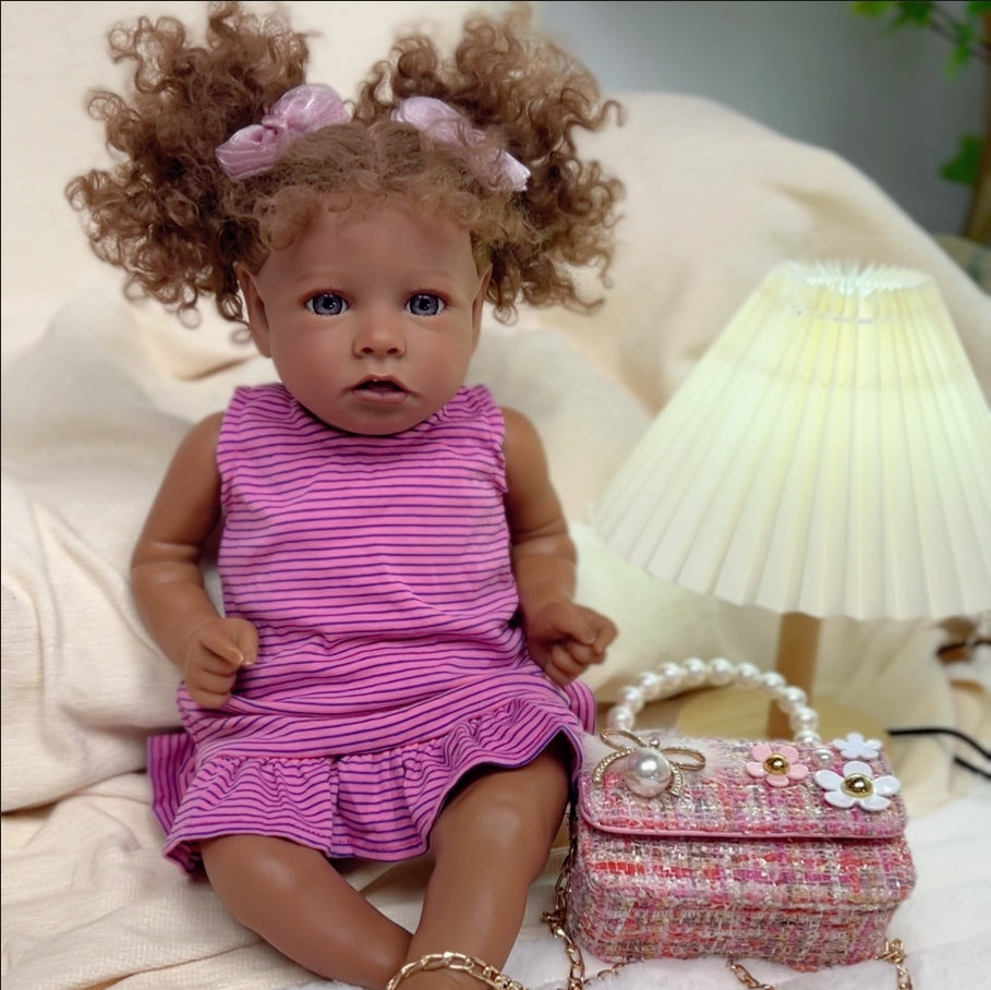 Real Lifelike Handmade African American Realistic Babies 20'' Reborn ...